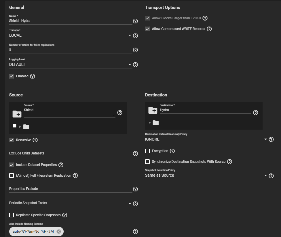 Error During Replication Task TrueNAS Community