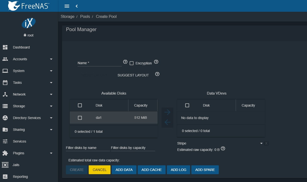 Disks do not appear to create pool | TrueNAS Community