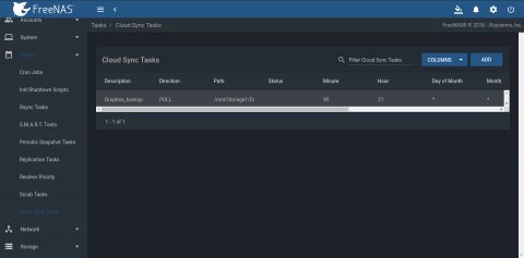 Sync Files to Dropbox with TrueNAS or FreeNAS