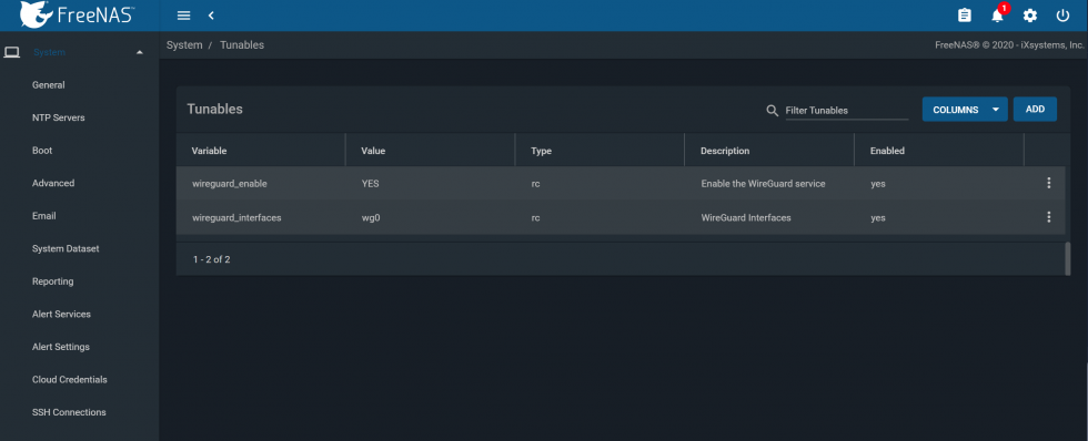 How To Enable Wireguard on FreeNAS 11.3 | TrueNAS - Welcome to the Open Storage Era