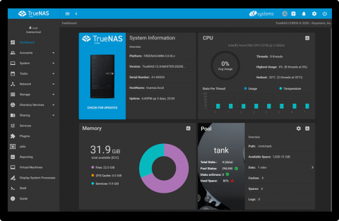TrueNAS CORE - TrueNAS Open Storage | ZFS for the Home to the Data Center