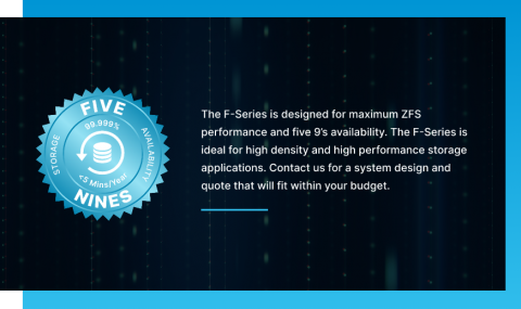 TrueNAS F-Series High-Performance Storage Systems