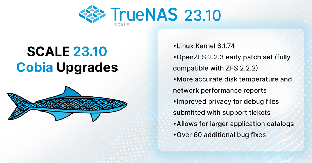 TrueNAS SCALE 23.10.2 Delivers Enterprise Quality