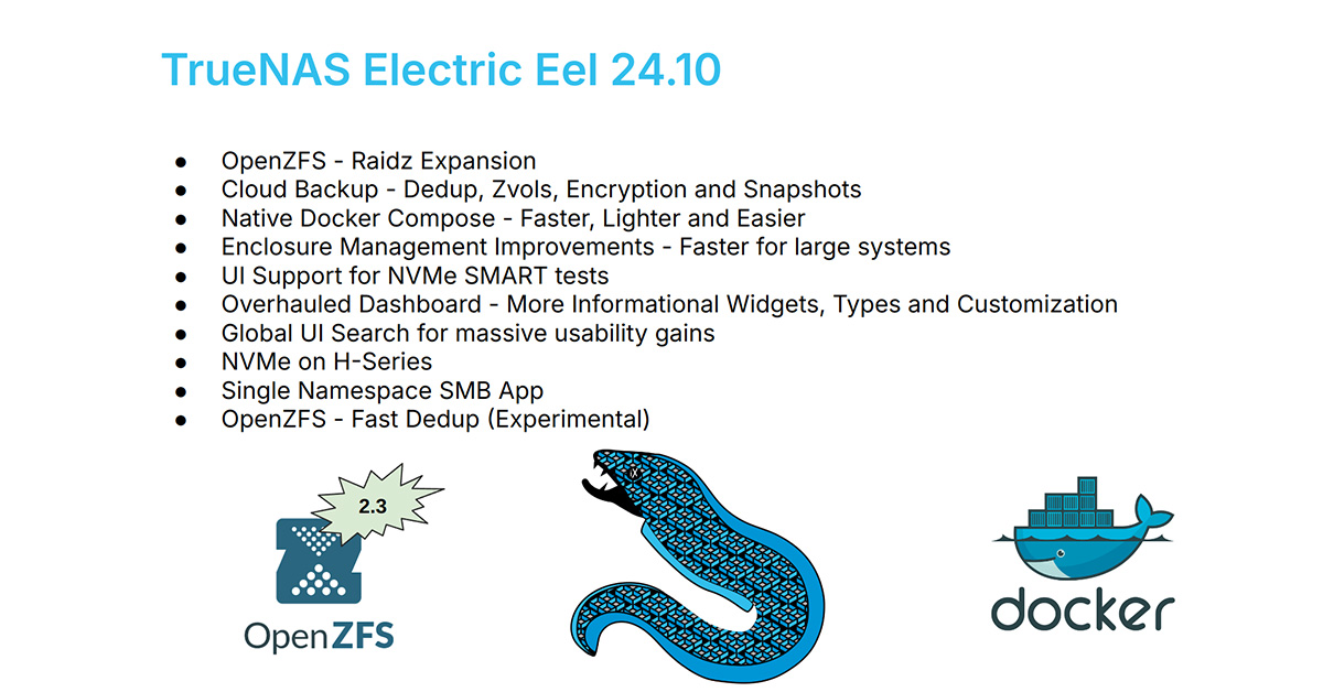 Electric Eel RC1 Feature Complete | TrueNAS