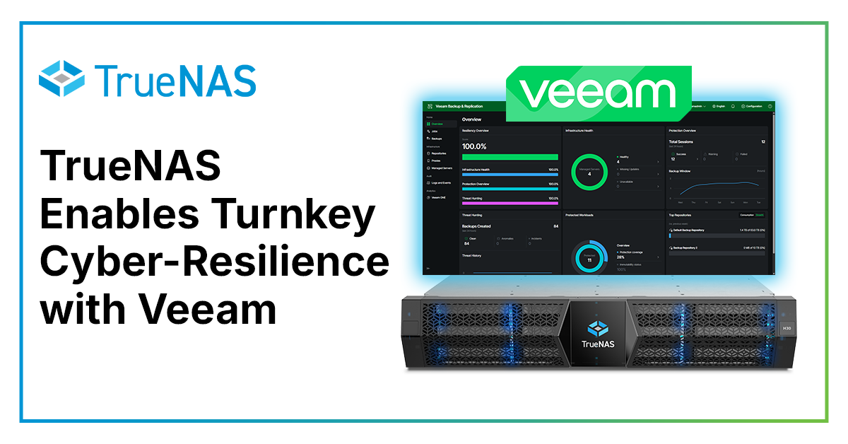 TrueNAS & Veeam v13: Turnkey Cyber‑Resilient Backups